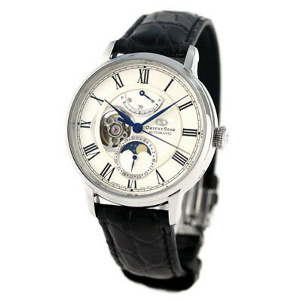 ORIENT ORIENTSTAR RK-AM0001S Moon Phase Mechanical Men's Watch New in ...