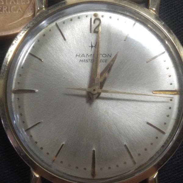 Working Vintage Hamilton Masterpiece 736 Mens Manual Watch ...