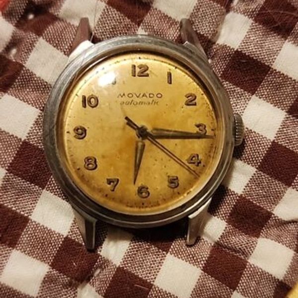 Vintage Movado Men's Automatic Wristwatch Parts Or Repair | WatchCharts ...