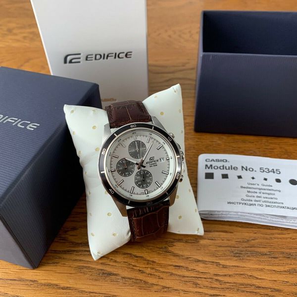 Casio Edifice Watch Sports Chronograph 5345 EFR-526 100m | WatchCharts ...