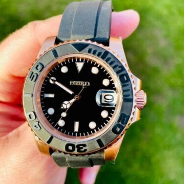 Seiko Mod - Yacht Master Gold - Custom Piece By JB Mods | WatchCharts ...
