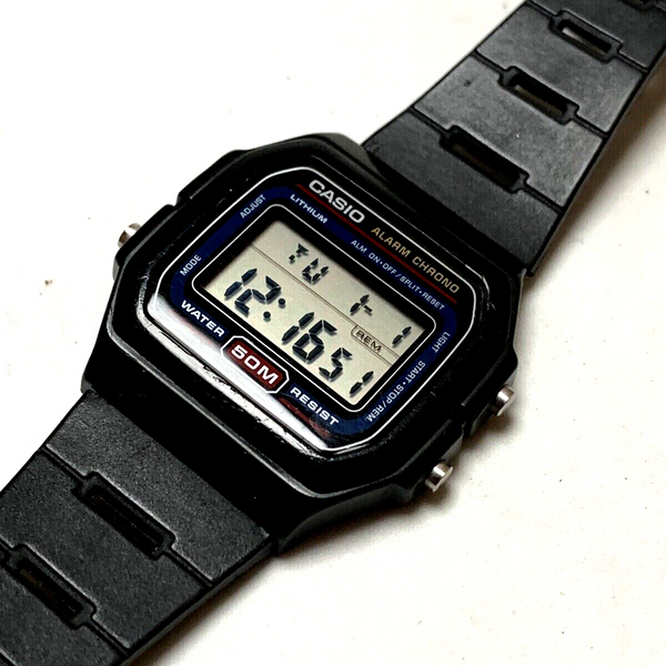 Vintage 80s CASIO W-71 (549) Men's Digital Watch Napoleon Dynamite Made In Korea | WatchCharts ...