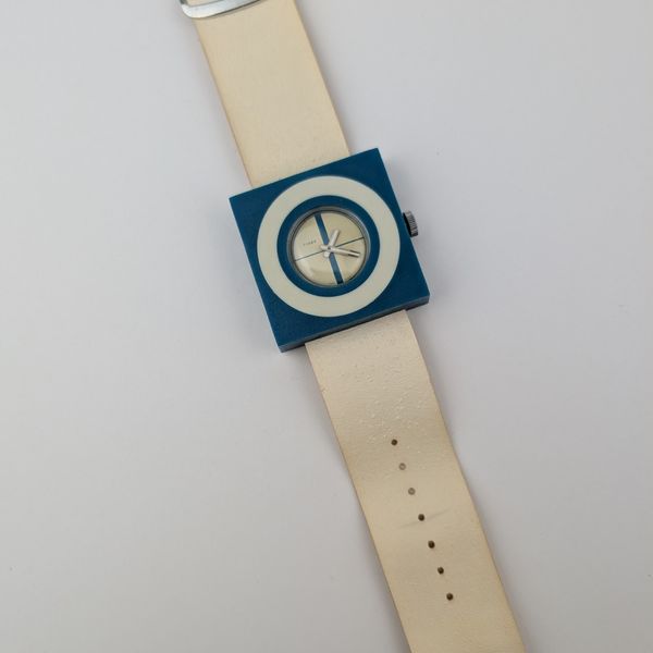 NON RUNNING AS-IS PARTS REPAIR Vintage Timex Square Fun Timer Watch ...