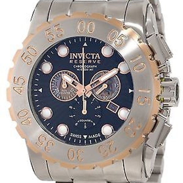 Swiss Made Invicta 11024 Reserve Leviathan Diver Chronograph 2-Tone Men ...