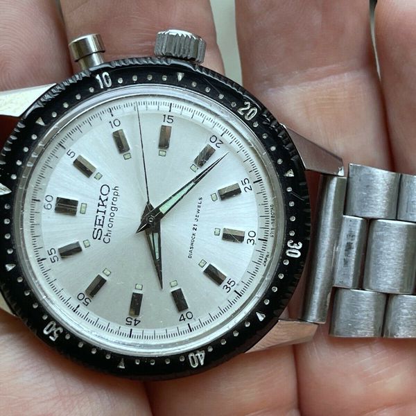 Rare 1964 Vintage Seiko 45899 Tokyo Olympic Monopusher Chronograph ...
