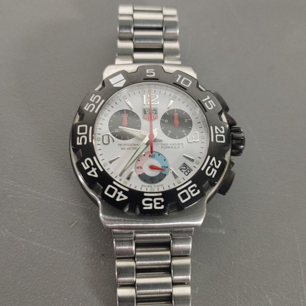 tag heuer formula 1 chronograph vintage original owner with box and ...
