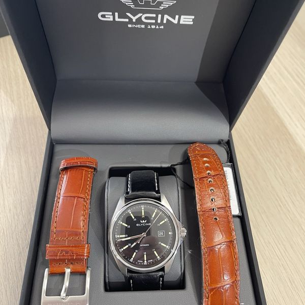 Glycine Combat Classic Automatic Watch 43mm case Sapphire Crystal Swiss ...
