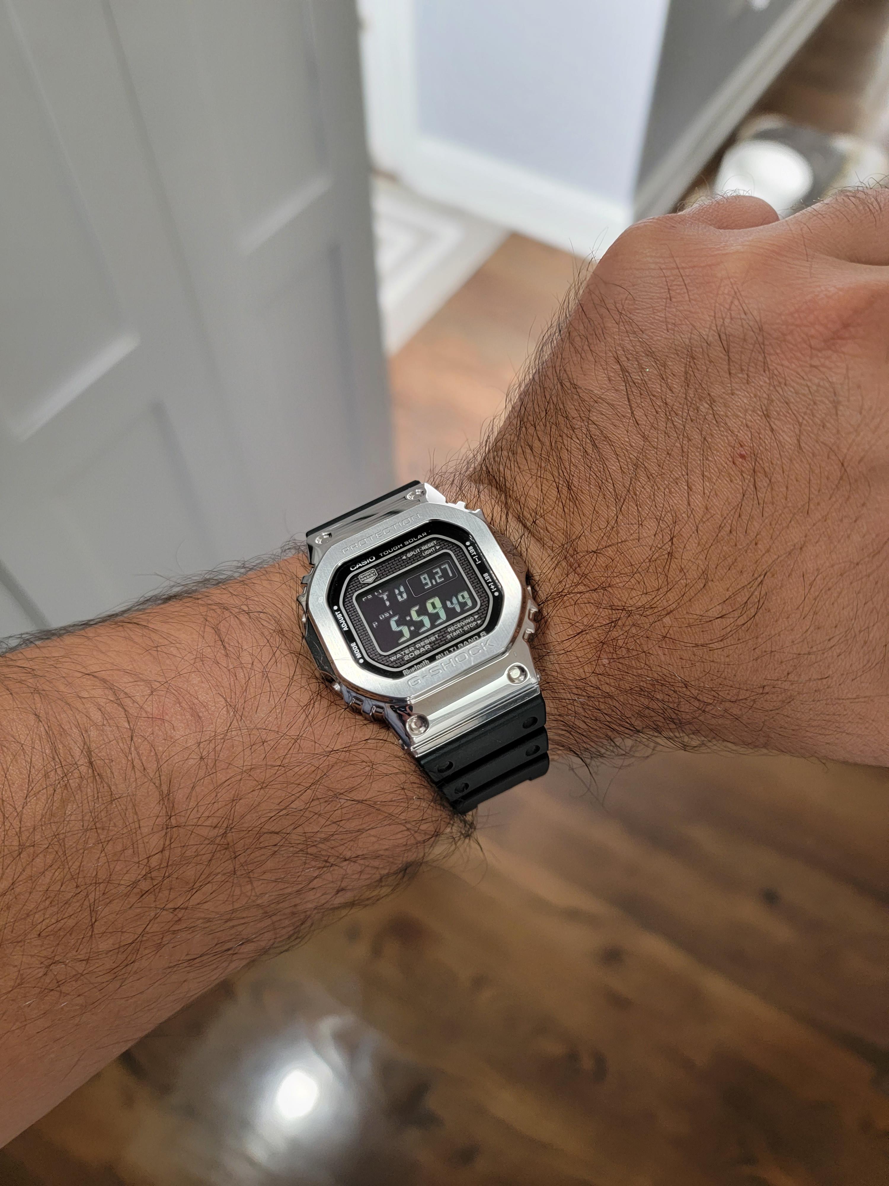 FS: Metal Square G-Shock Negative Display GMWB5000-1 | WatchCharts ...