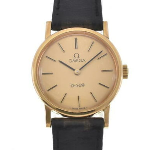OMEGA de vill 511.0532 GP/Leather Cal.625 Hand Winding Men's Watch H ...