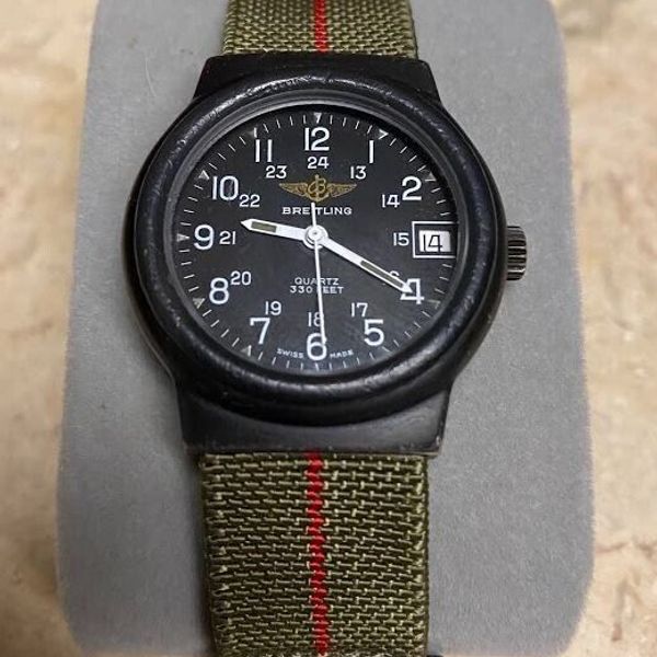 1979 Breitling Modele Depose 8500 Military Watch | WatchCharts Marketplace