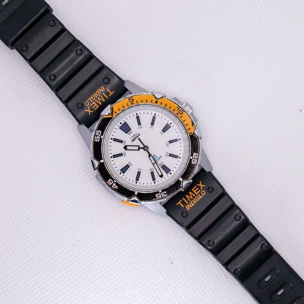 Timex Vintage Dive Watch 100m 1994 Indiglo 40mm Mens Watch ...