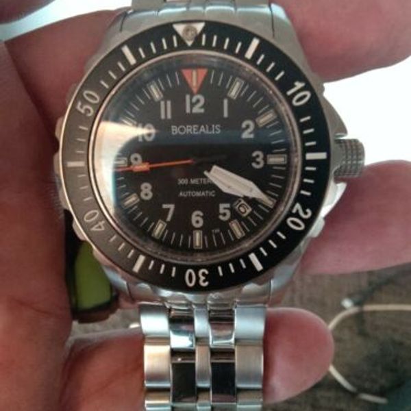 Borealis Scout Sniper Tritium Black Dial Automatic Dive Watch, Marathon ...