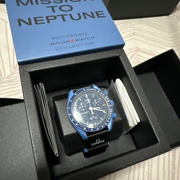 Omega x Swatch Mission to Neptune moonswatch | WatchCharts Marketplace