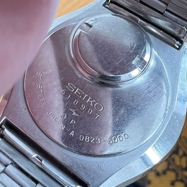 Seiko Quartz watch 0823-6000 - 1975 excellent condition | WatchCharts ...