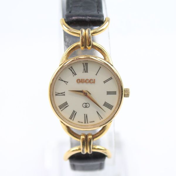 Vintage Gucci 6000L Gold Tone Steel Watch Quartz Working | WatchCharts ...