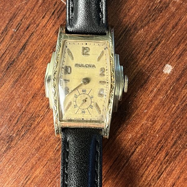 1937 BULOVA 'American Clipper' Gents Art Deco Watch Stepped sides Clipper F | WatchCharts ...