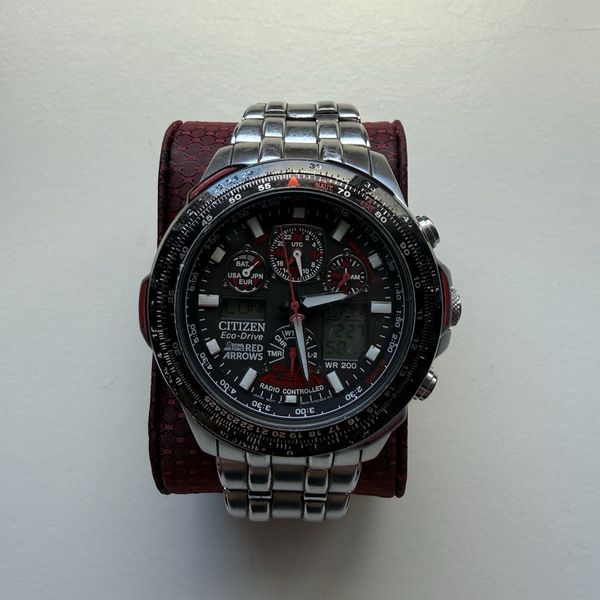 Citizen Men's Eco-Drive Skyhawk A-T Red Arrow U600 Chronograph Watch ...