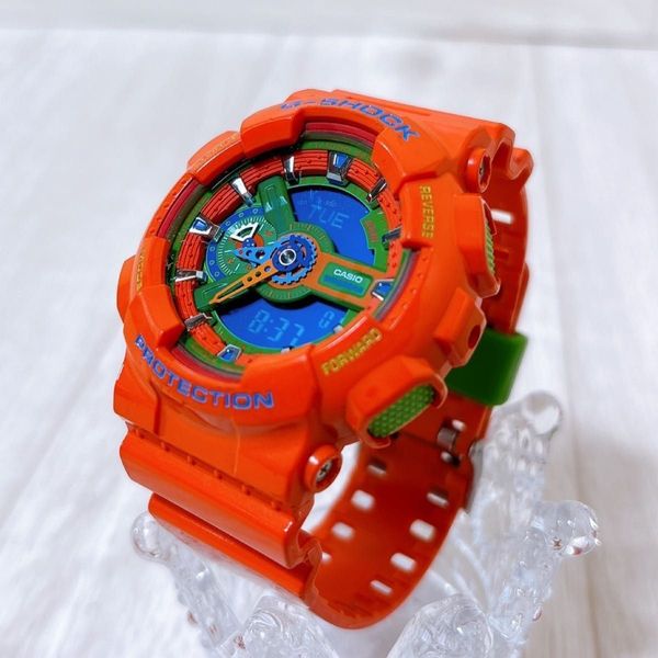 Rare Casio G-Shock Ga-110A-4Jf Hyper Colours Orange Recommended Popular ...