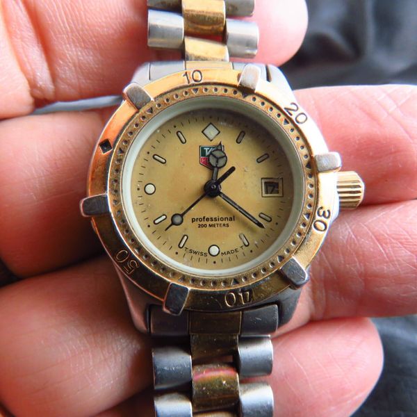 Swiss Made Tag Heuer Professional 200m Quartz Women Watch | WatchCharts ...