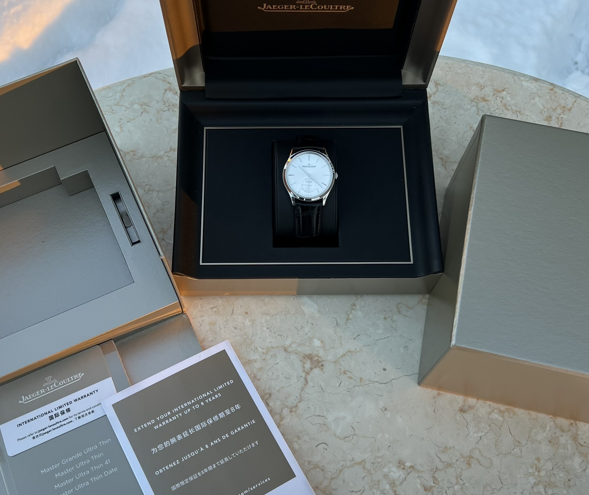 Jaeger lecoultre Master Ultra Thin 1218420 Small Seconds 39MM ...