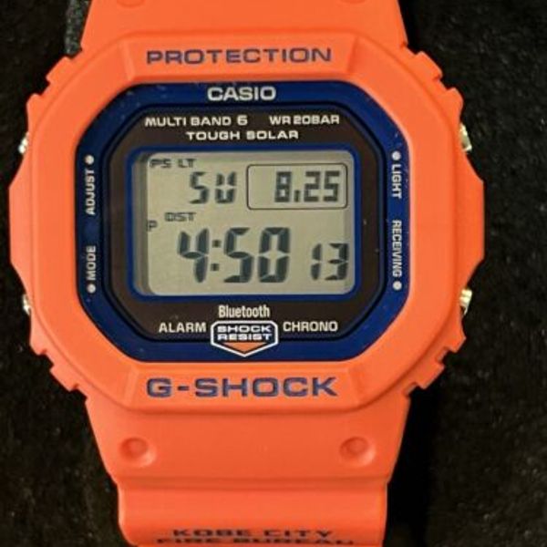 Casio G SHOCK JDM 2018 "KOBE CITY FIRE BUREAU" 50th Anniversary GW ...