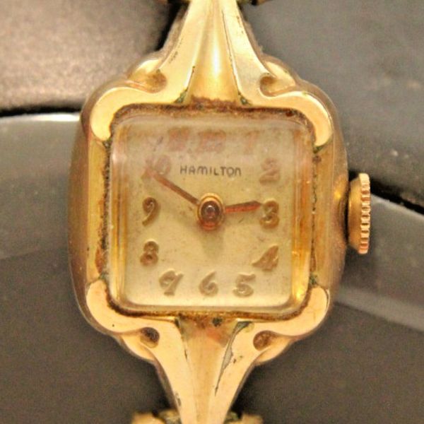 Vintage HAMILTON Woman's Watch 10K RGP Bezel Not Working | WatchCharts ...