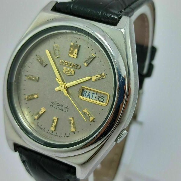 Vintage Seiko 5 Automatic 17 Jewels Men's Fully Serviced Wrist Watch REF 7009 | WatchCharts ...