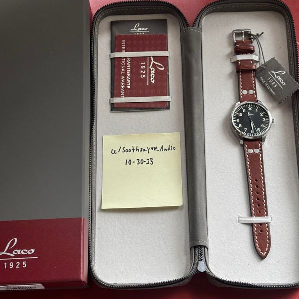 [WTS] Laco Gen2.f Quartz 40mm Pilot Watch - $200 (Full Set/Like New ...
