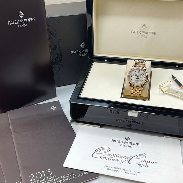 Good Condition PATEK PHILIPPE Annual Calendar Moon Phase 5146 / 1R-001 ...