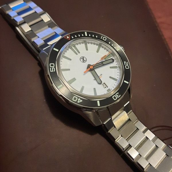 Mens ZELOS Swordfish 40mm Dive Watch Fully Lumed Dial | WatchCharts ...