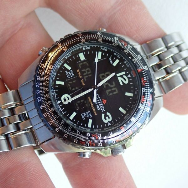 Citizen Prostmaster Wingman Analog/Digital (Cal. C460) World time ...