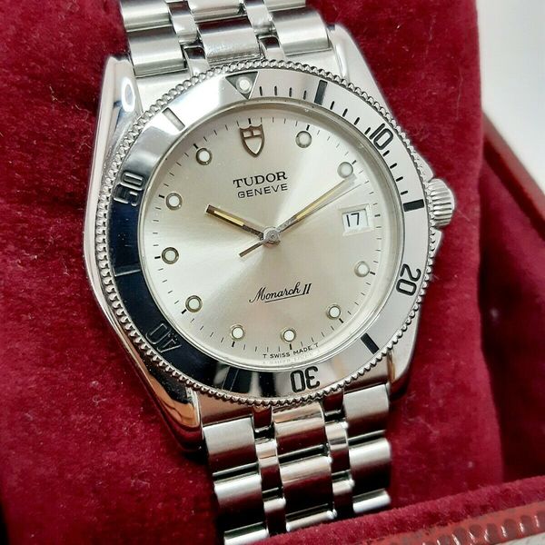 Authentic Tudor Geneve Monarch II 35mm Quartz Watch – With Box ...