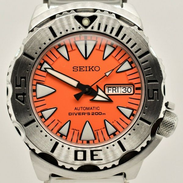 Seiko SRP309 Orange Monster 2nd-Generation Automatic Diver 200m ...