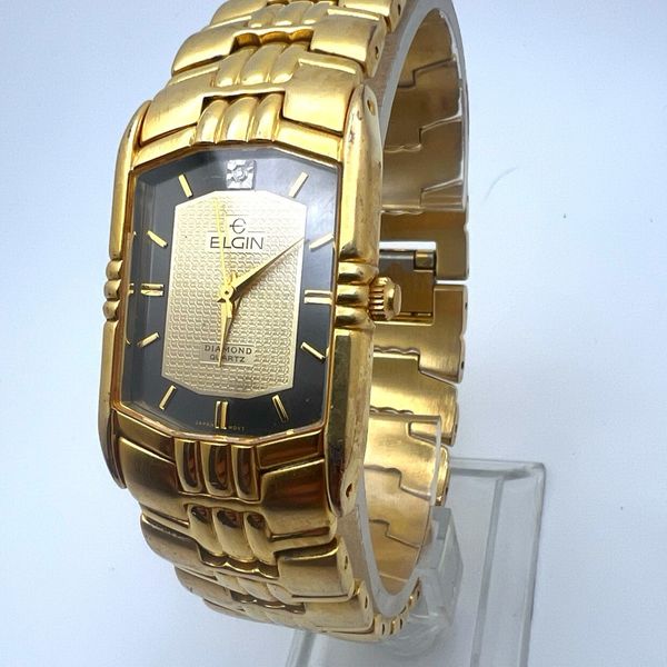 Elgin gold ladies tank watch | WatchCharts Marketplace