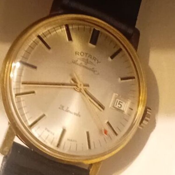 Vintage Rotary Calendar Automatic 21 Jewels Men's Watch And Orginal ...