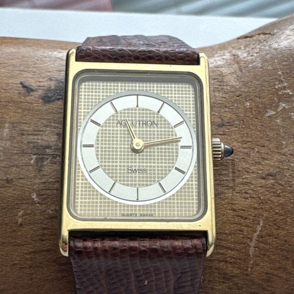 Vintage Swiss Accutron Tank Quartz 82032 | WatchCharts Marketplace