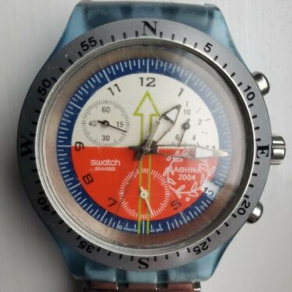 Swatch Irony olympic games athens AOHNA 2004 Mens watch Authentic ...