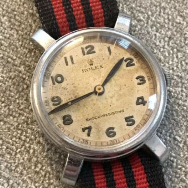 A Vintage Stylish ROLEX 15 Rubis Mechanical Wristwatch | WatchCharts ...