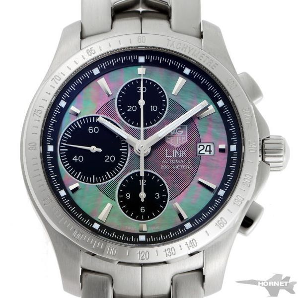 TAG HEUER TAG Heuer Link Moon Pearl Chronograph Automatic Cal.16 Japan ...