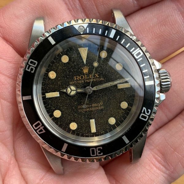 1960's Vintage Rolex Submariner ref.5513 Gilt Bart Simpson w/Tropical ...