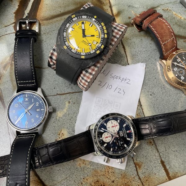 [WTS] IWC Mark XX Blue 40mm Pilots Watch on Leather full kit $3735 | WatchCharts Marketplace