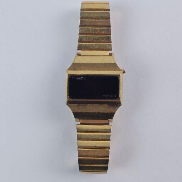 1970's Timex SSQ Red LED Ladies Gold Tone Watch -Not working ...