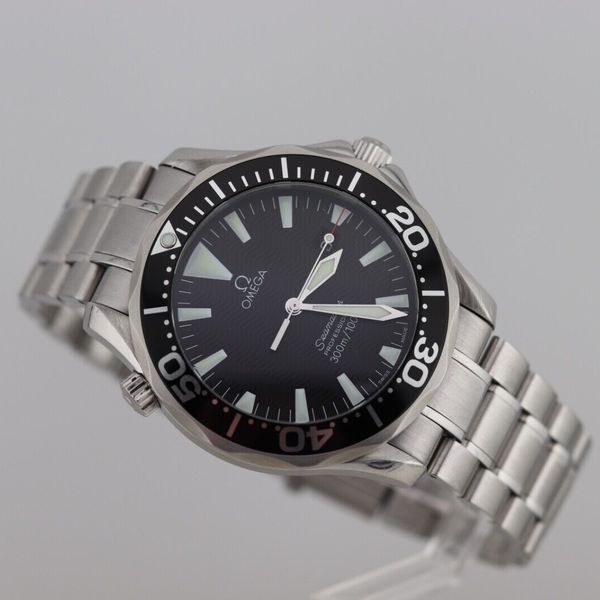 Omega Seamaster Pro SMP 300M 2264.50 Full Size 41mm Black Wave Sword ...