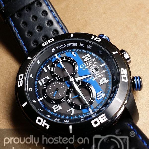 SOLD Citizen Racing Eco-Drive Blue Primo CA0467-03E | WatchCharts ...