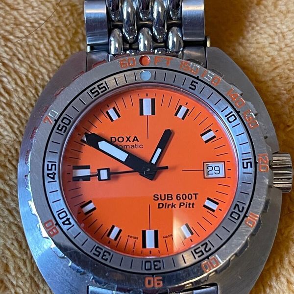Doxa Sub 600T Dirk Pitt Automatic Watch Limited Edition | WatchCharts ...