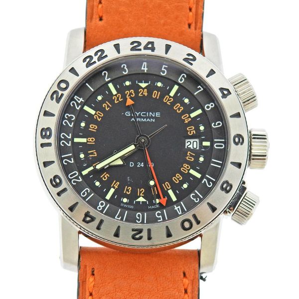 New Glycine Airman D 24 09 Limited Edition Automatic Mens Watch 3886. ...