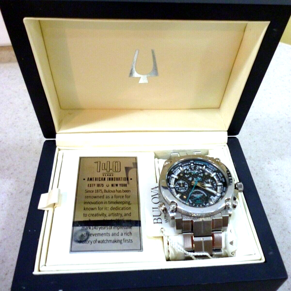 Bulova Menâ s Watch - Precisionist 140th Anniversary Chronograph ...