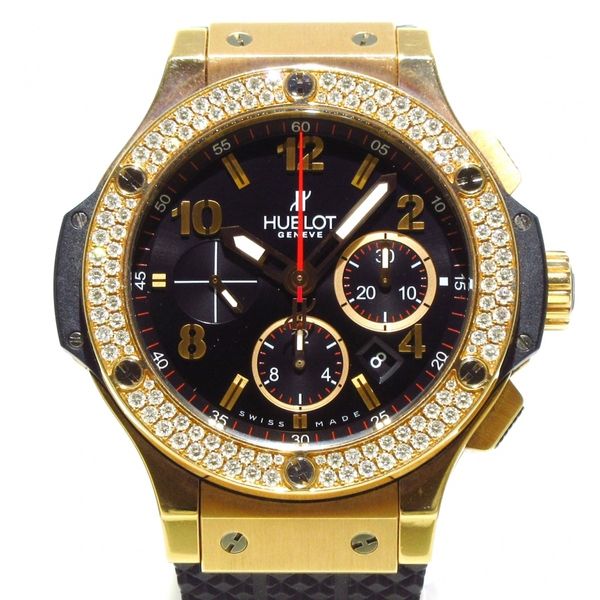 [New] [Used] HUBLOT Big Bang Gold Watch Chronograph / Back Skeleton ...