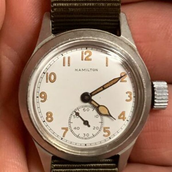 Military Hamilton Korean War Era U.S.M.C Wrist Watch 747 Movement Runs ...