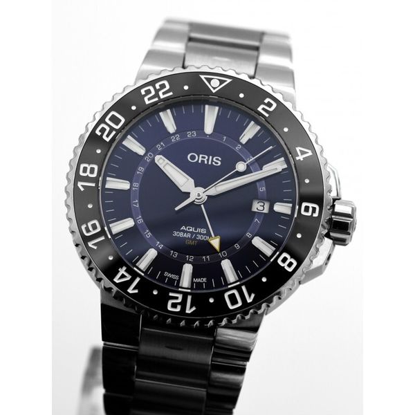Oris Aquis GMT Date 43.5mm Full Set | WatchCharts Marketplace